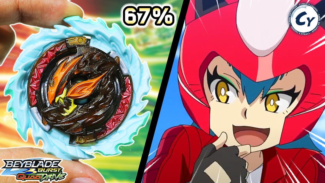 EU TESTEI 67% DO MAGMA IFRITOR I7 Beyblade Burst Quad Drive no Brasil ...