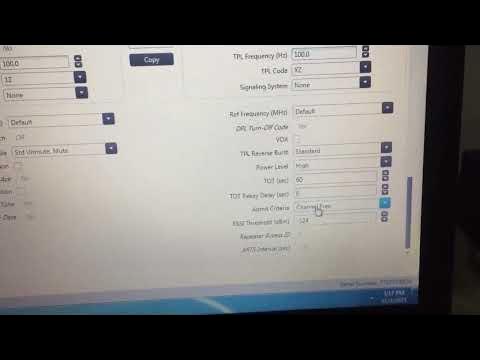 How to program analog channel on Motorola Digital Radio - YouTube