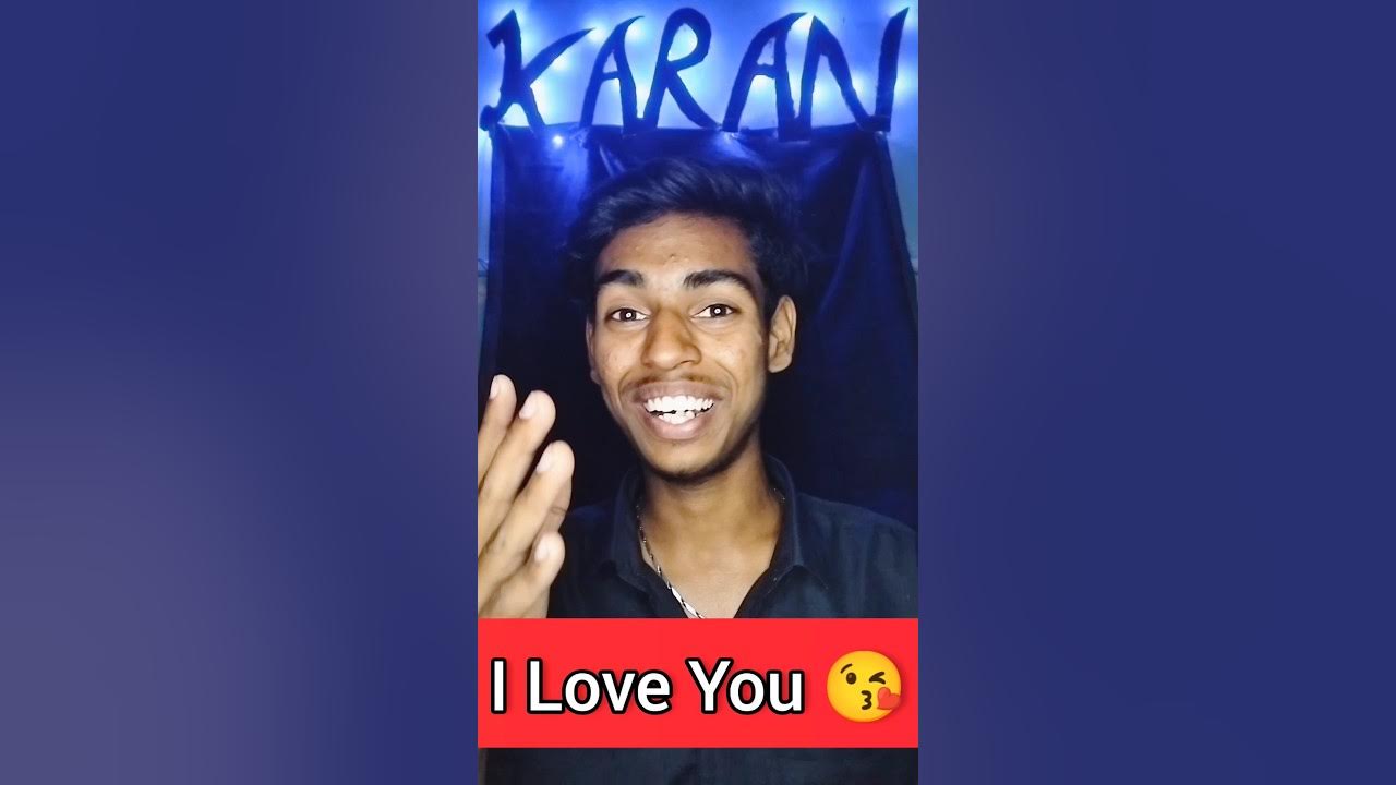 I love you call prank Karan Jaiswal - YouTube