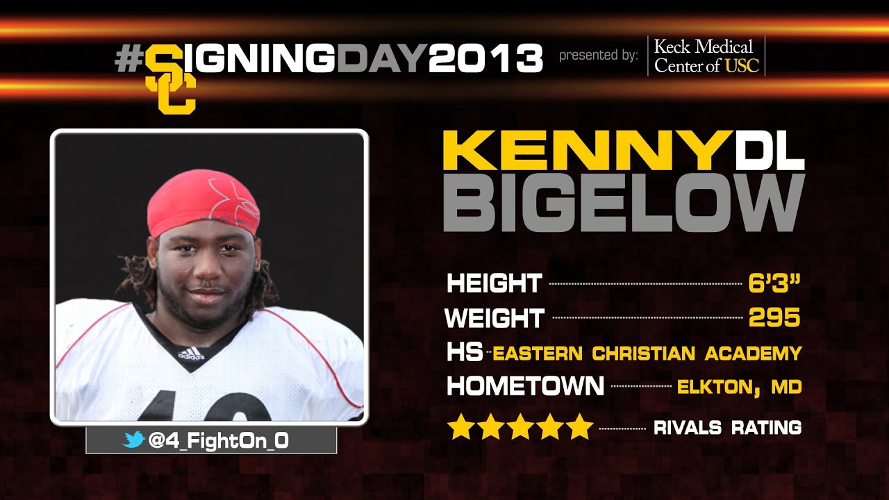 USC Signing Day 2013 Kenny Bigelow - YouTube
