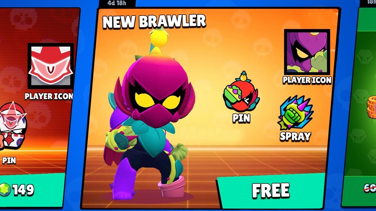 🔥 NEW BRAWLER LILY FOR FREE 😱 BRAWL STARS HUGE UPDATE 🔥 NEW BRAWLER ...
