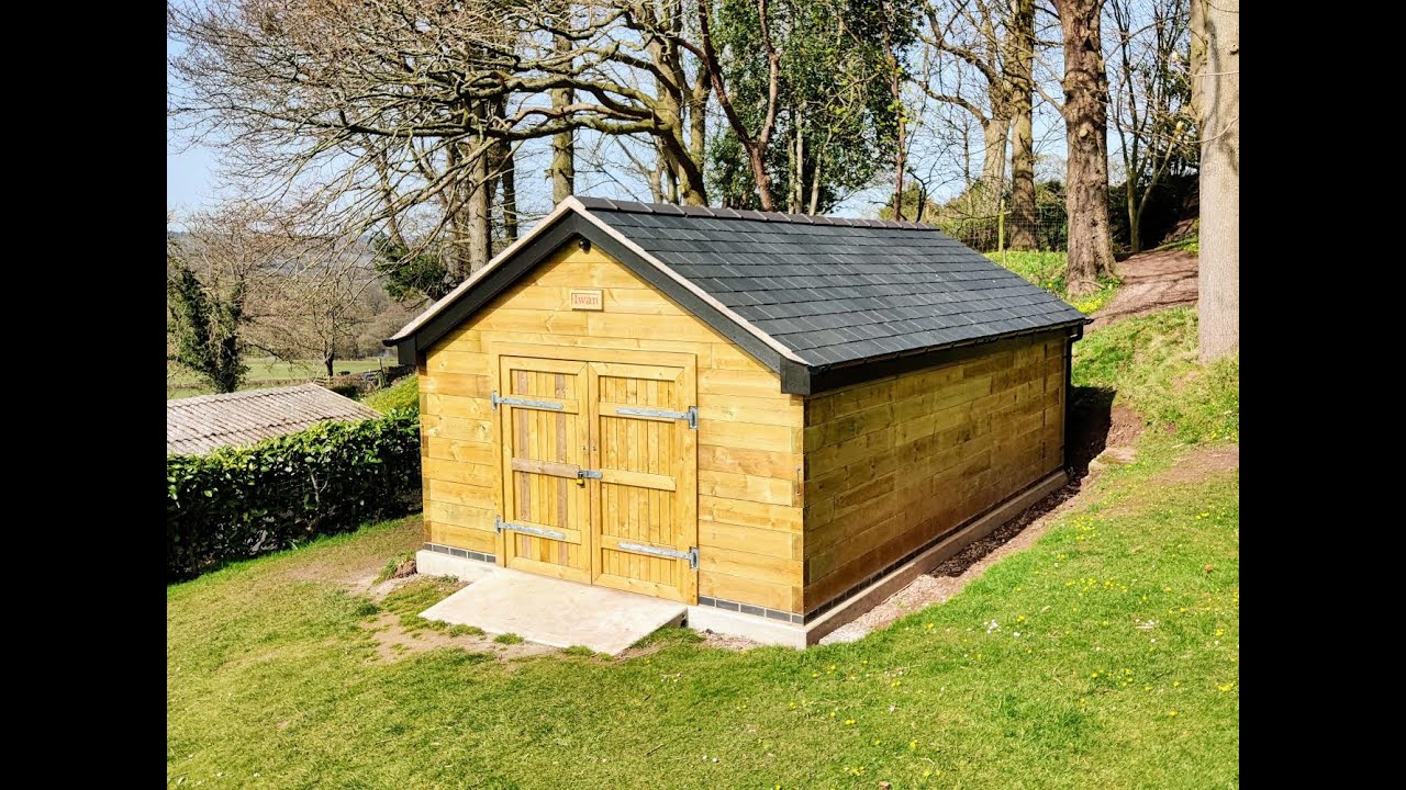 Iwan the Sleeper Shed Construction - YouTube