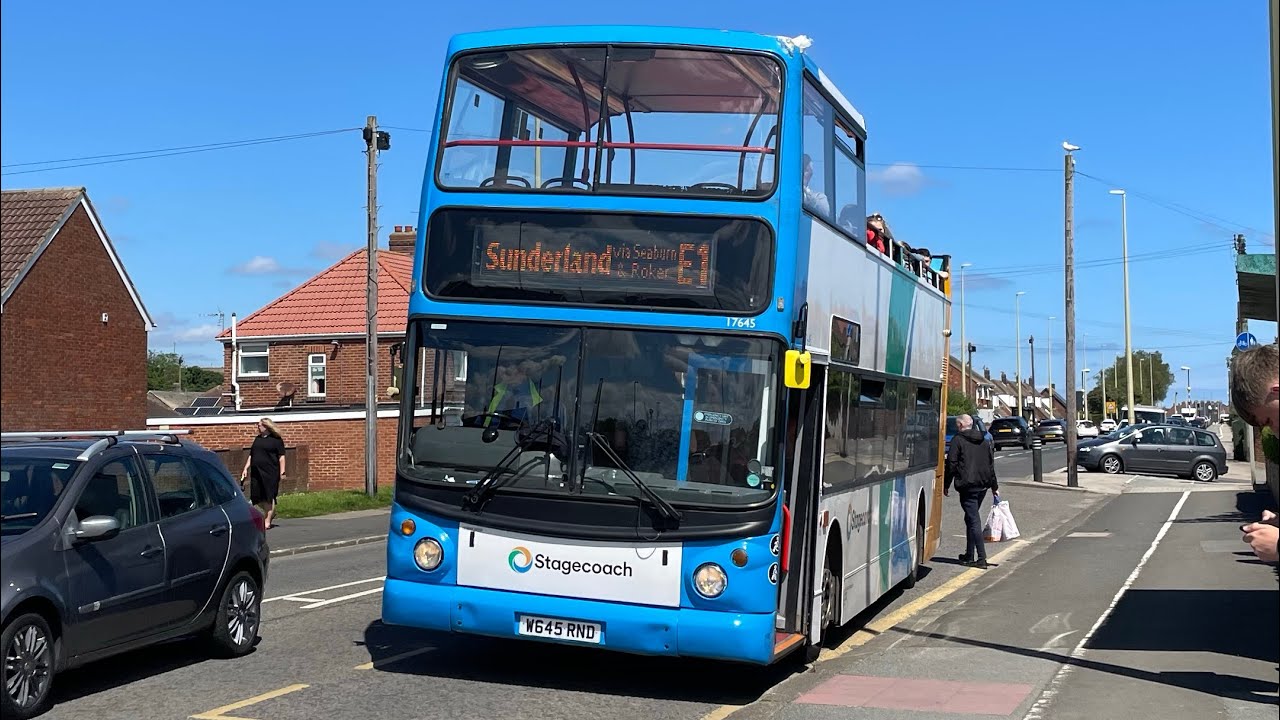 *Loud Beast* Stagecoach North East Alx400 Trident 17645 (W645 RND ...