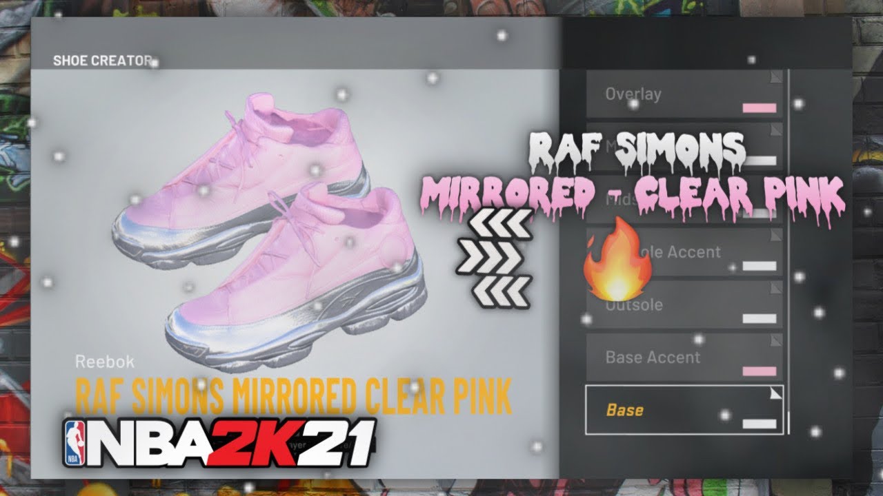 NBA 2K21 Shoe Creator - Raf Simons “Clear Pink” - YouTube