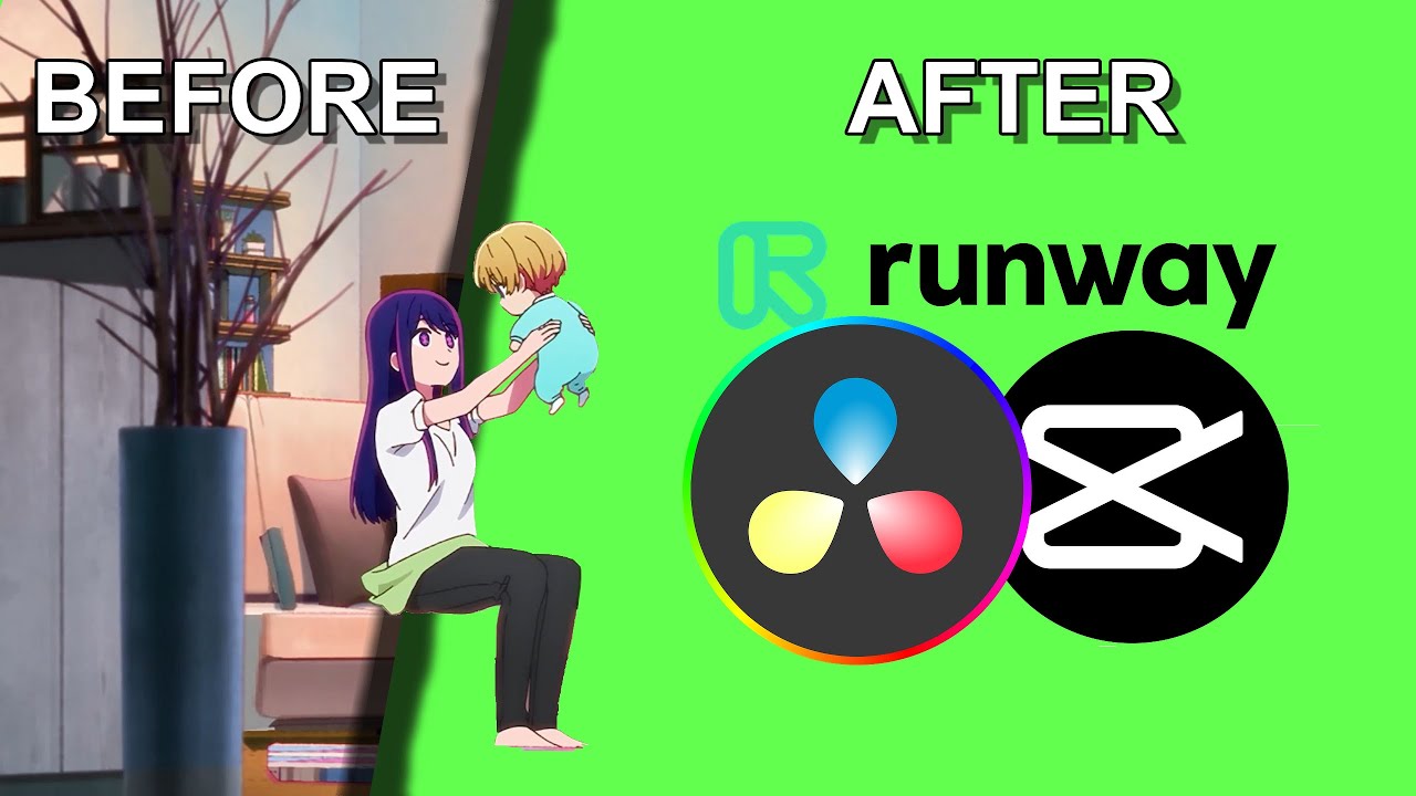 How to create an Anime greenscreen on PC in 2023 with Capcut, Davinci ...