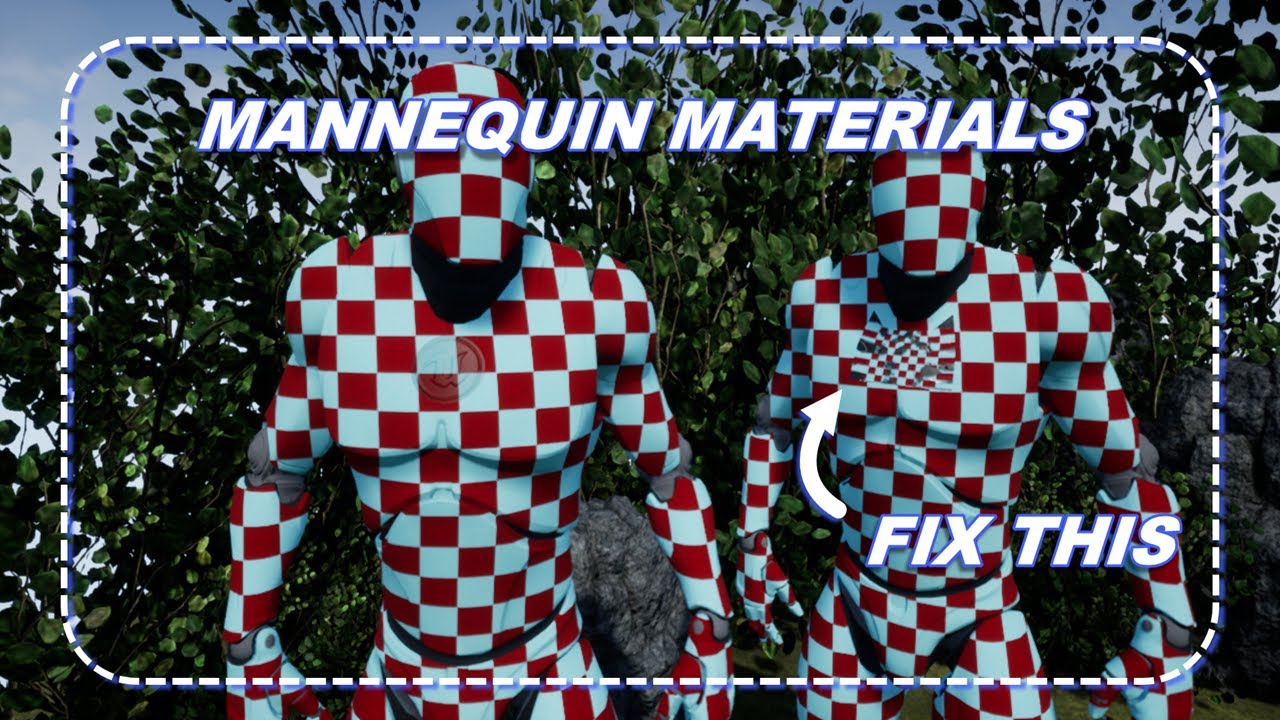 Material Basics For The Mannequin; UNREAL ENGINE - YouTube