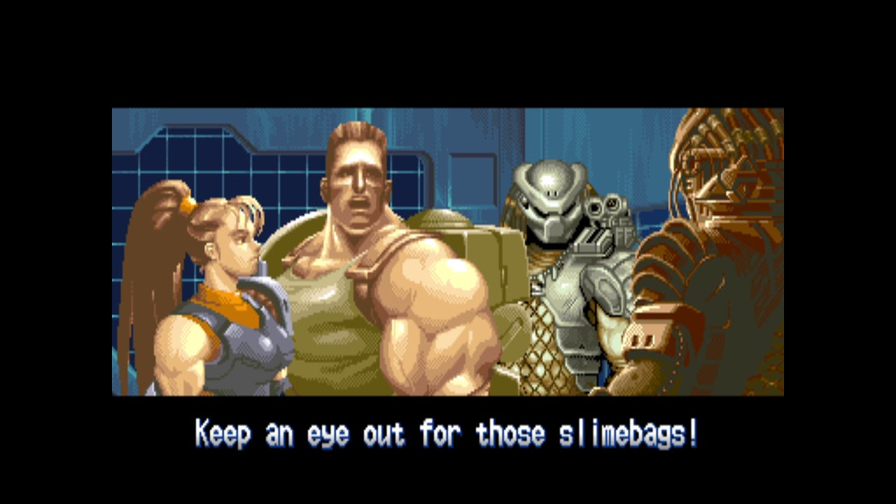 MAME Alien vs Predator - 3 Level Gameplay - YouTube