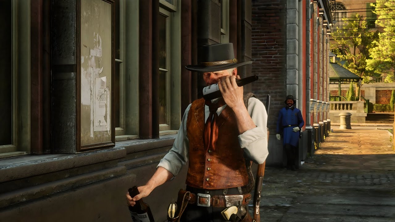 Secret Cutscene of Hosea in Saint Denis - RDR2 - YouTube