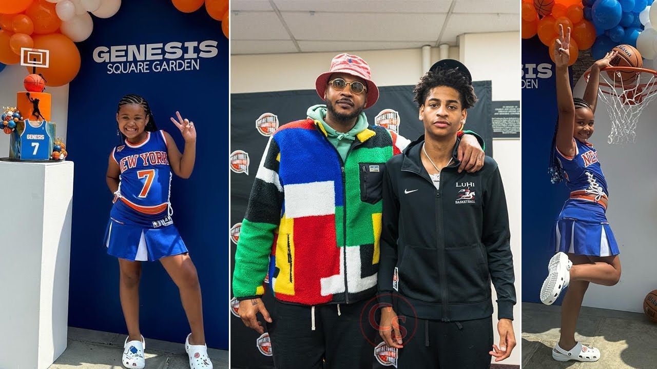 Inside Carmelo Anthony's Daughter Genesis Anthony's 7th Birthday Bash - YouTube