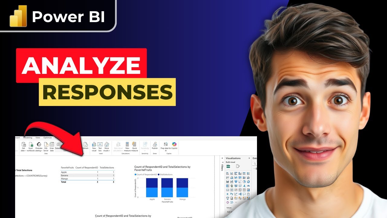 How To Analyze Multiple Response Survey Data In Power BI (Easiest Way ...