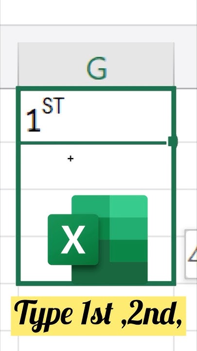 Interview write 1st, 2nd,3rd | Superscript in excel | excel | excel interview #interviewtips # ...