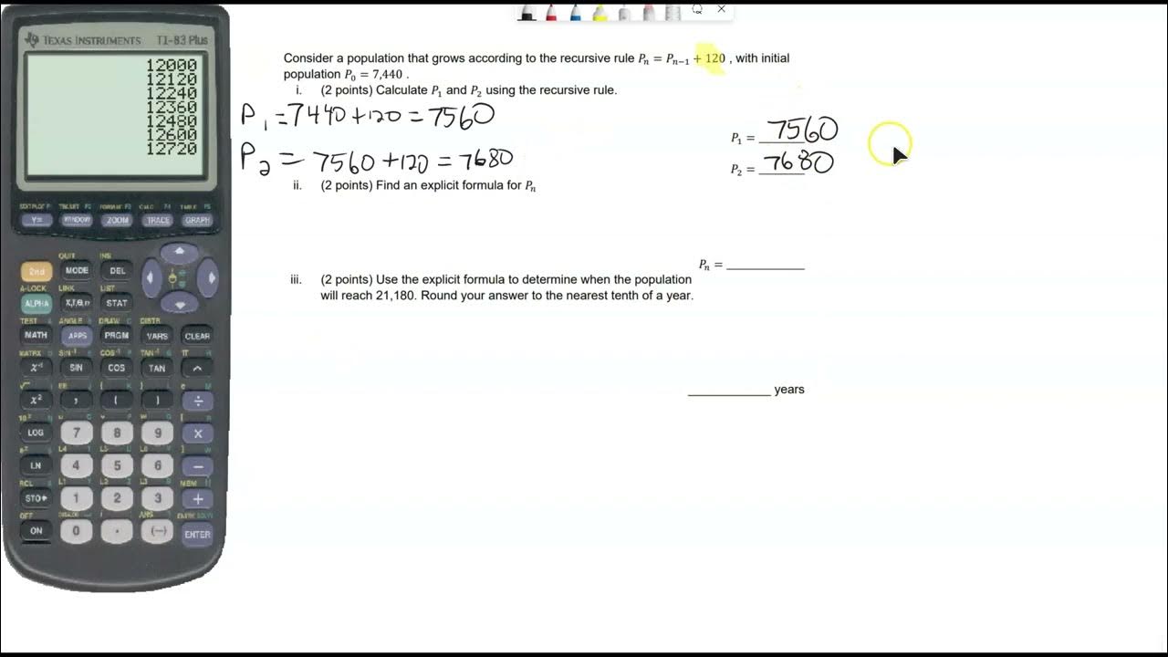 QR 103x Linear Growth Model From Recursive to Explicit and Estimate ...