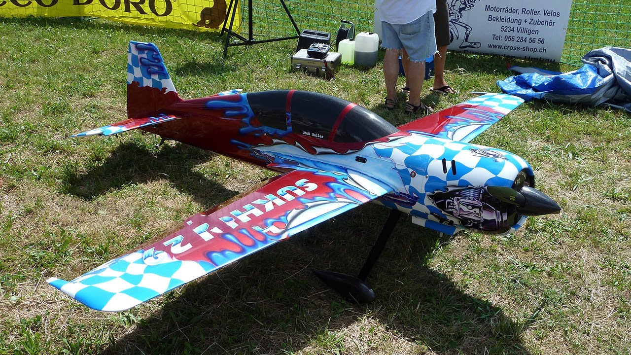 Sukhoi Su-29 - Wingspan 3m - RC Plane - YouTube