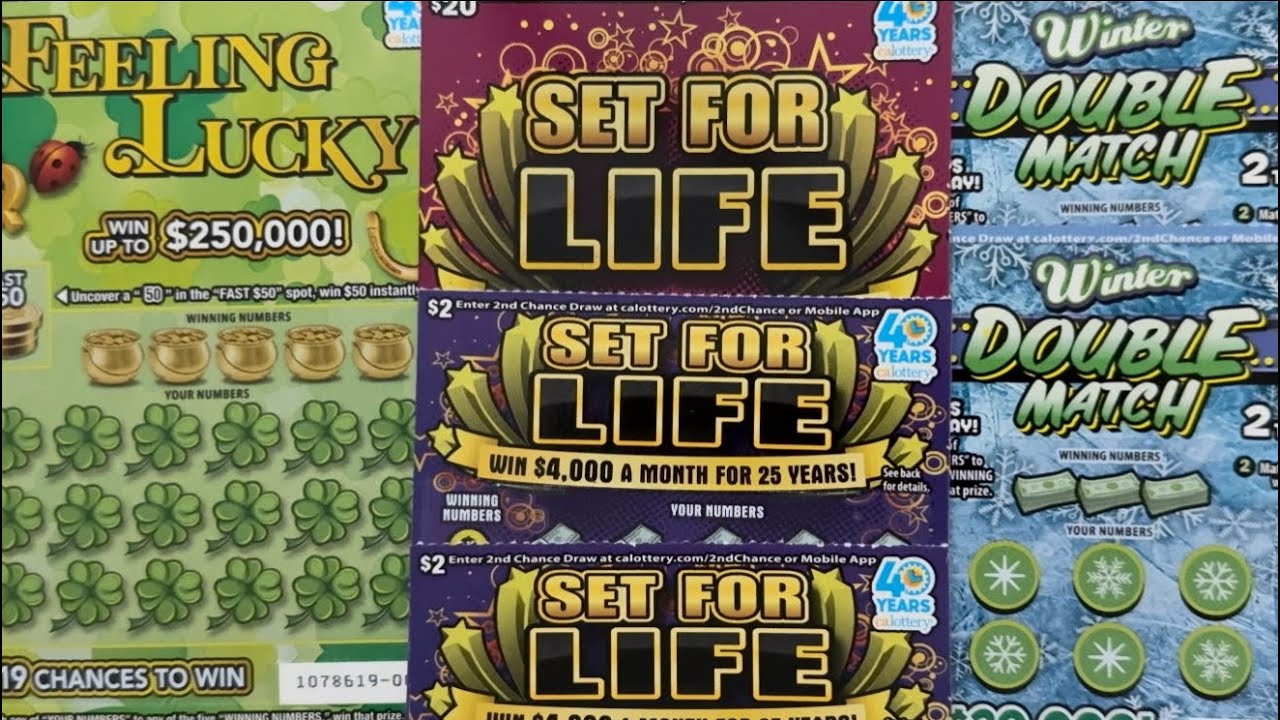 Feeling Lucky!! Winter Double Match!! $2 & $20 Set For Life!!! - YouTube