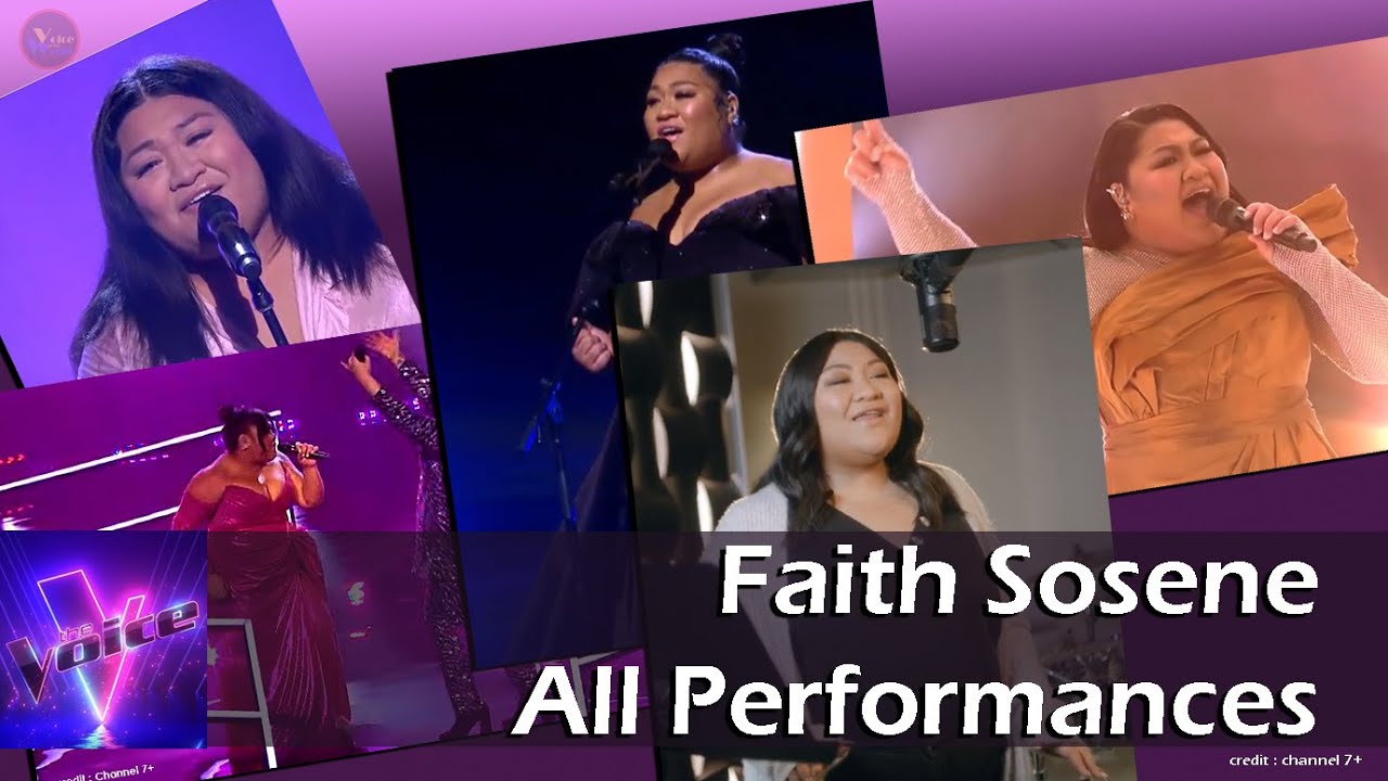 All Faith Sosene 's Performances - The Voice Australia Season 11 - YouTube