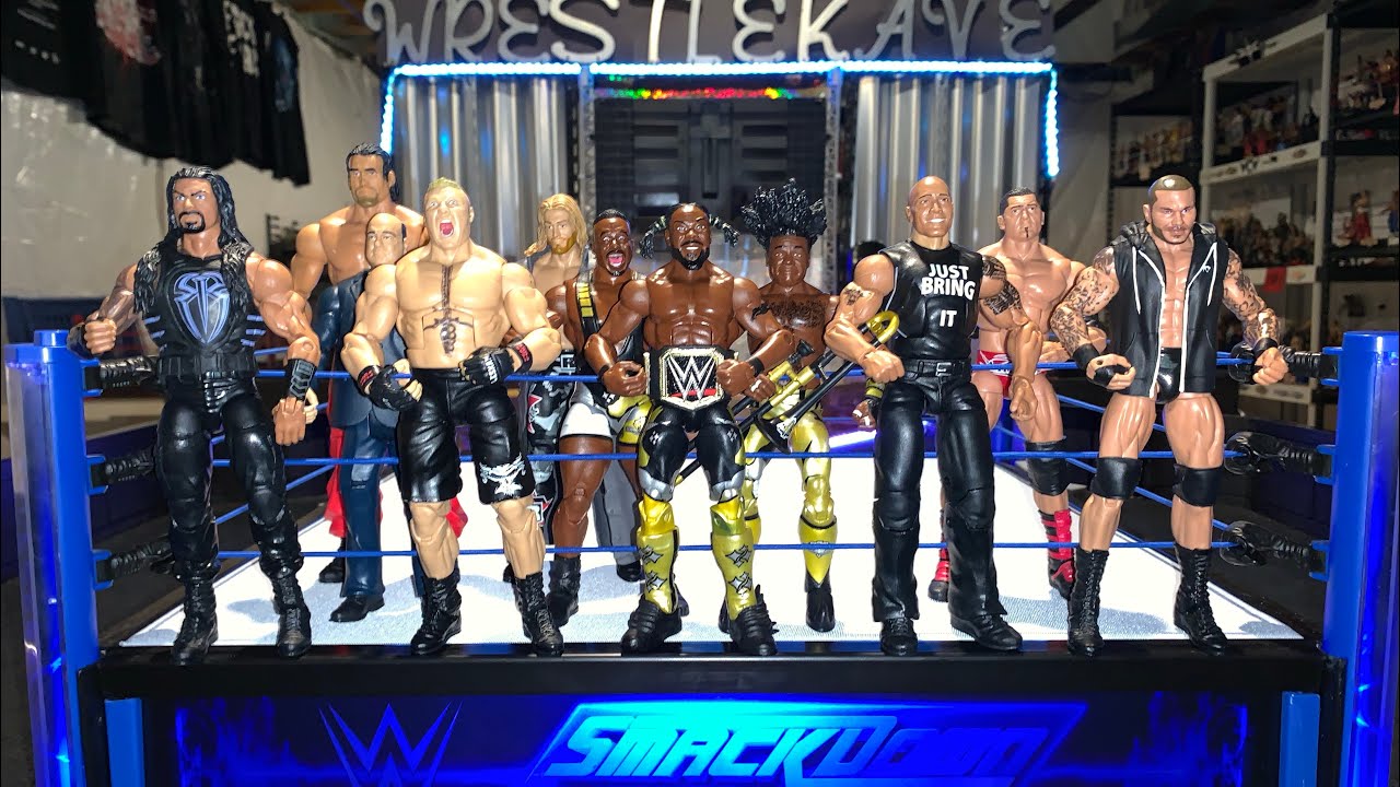 Smackdown All Stars GAUNTLET MATCH for WWE CHAMPIONSHIP - YouTube