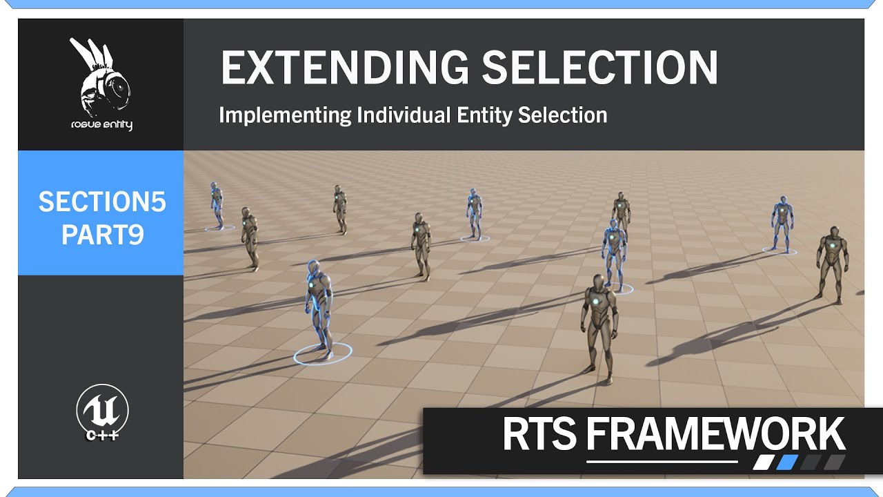 Extending Selection Section 5 Part 9 Entities Rts Framework Ue5 Youtube