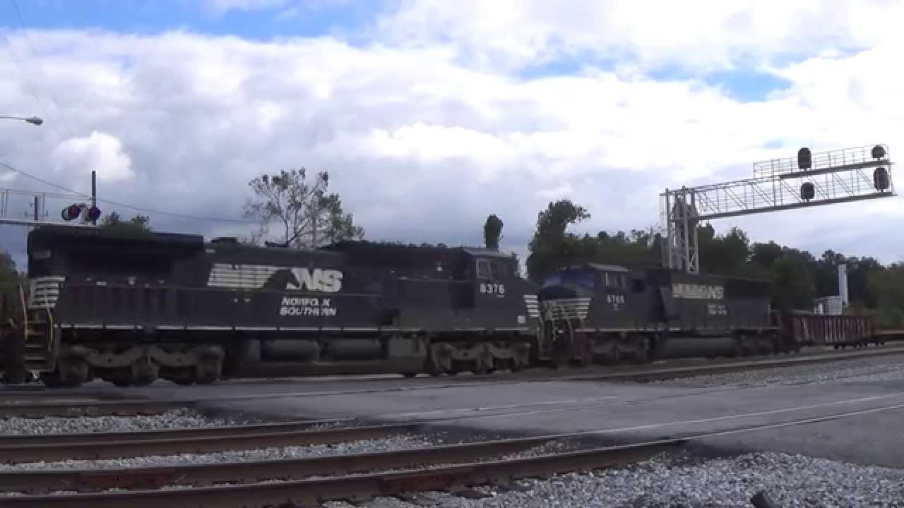 HD: NS 8760 leads NS Train 994 in Atlanta, GA - YouTube