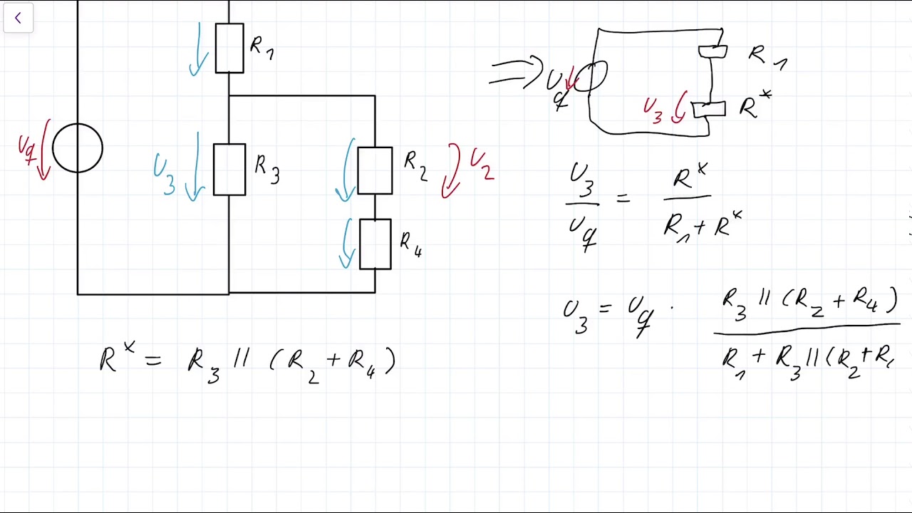 Doppelter Spannungsteiler - YouTube