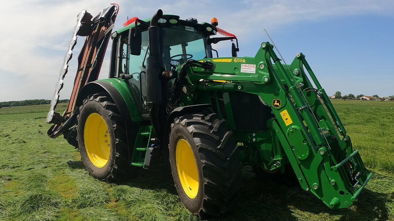 Pierwsze testy nowego John Deere 6120M AUTOPOWR w zestawie z Vicon ...