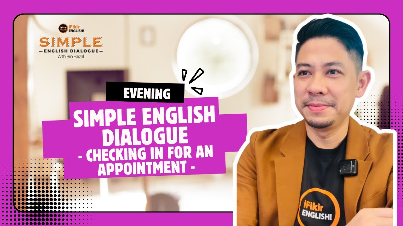 Simple English Dialogue, Checking In for an Appointment - YouTube