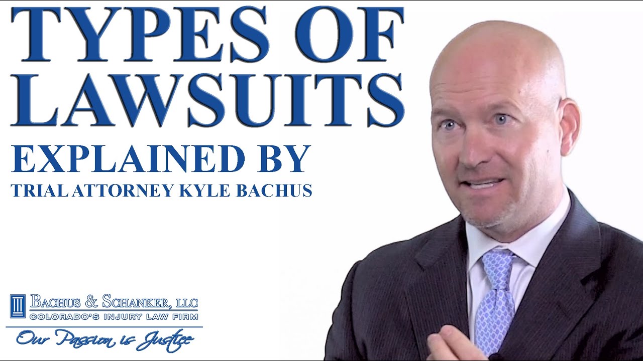 What Are the Different Types of Lawsuits? - YouTube