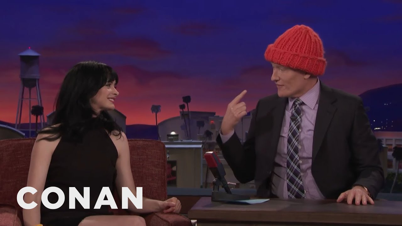 Krysten Ritter Knit Conan A Hat | CONAN on TBS - YouTube
