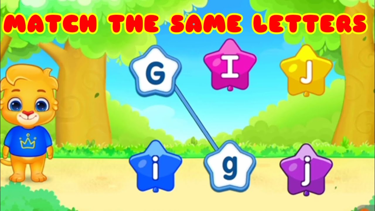 ABC Kids Alphabet - Match the same Letters | ABC Song & Nursery Rhymes ...