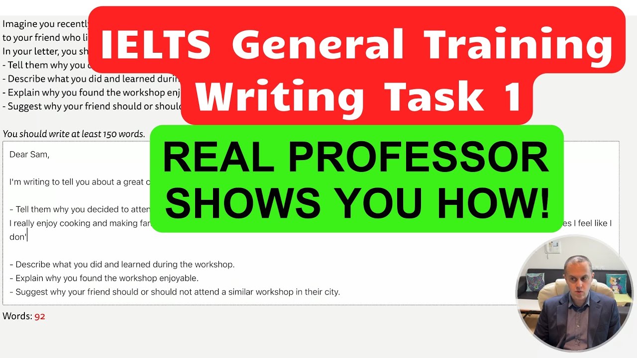 The Ultimate Guide to IELTS General Training Writing Task 1 - PROFESSOR ...