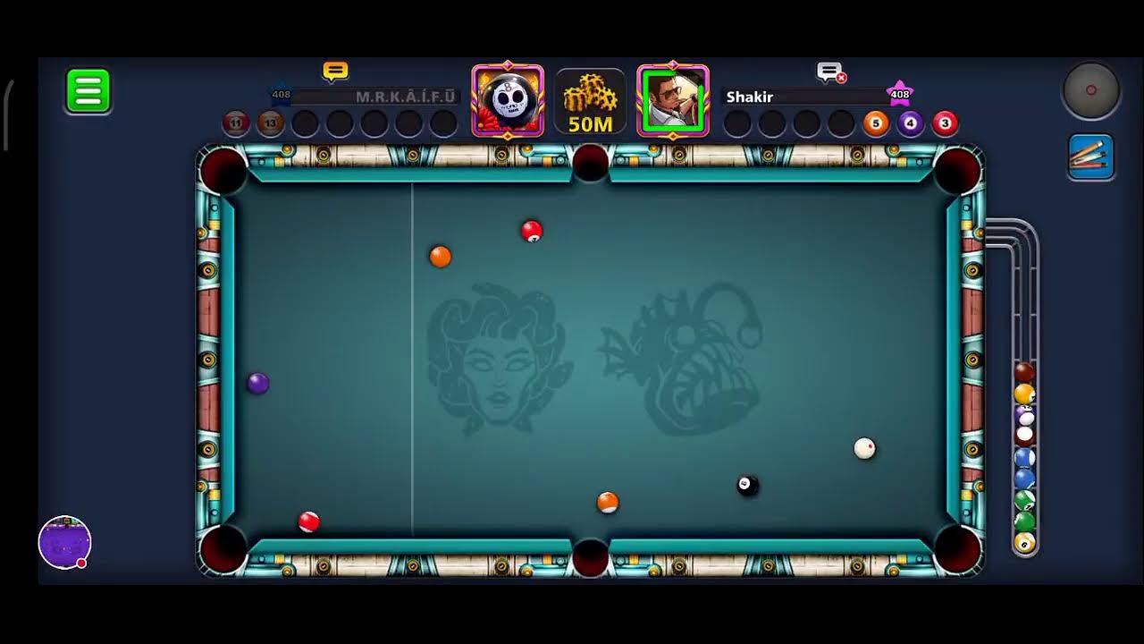 8 ball pool trick shot game play - YouTube