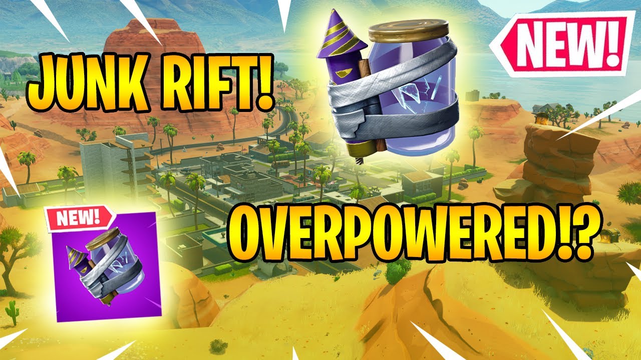 *NEW* JUNK RIFT! Streamers REACT To New Item GAMEPLAY! - Fortnite Clips ...