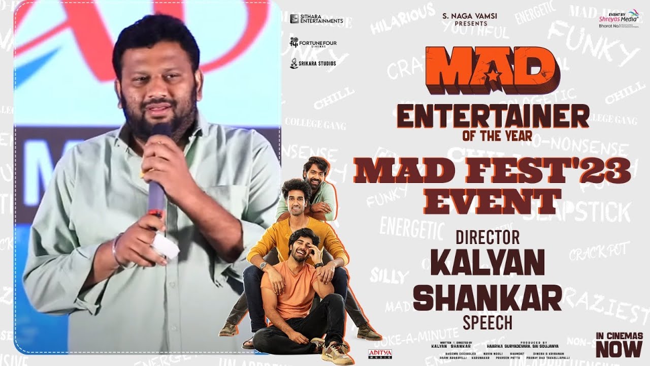 Kalyan Shankar Speech at #MAD FEST'23 | #BlockbusterMAD Celebrations ...