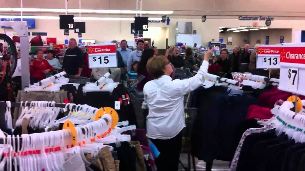 Hallelujah Chorus Flash Mob at Walmart in Daphne, Alabama - YouTube