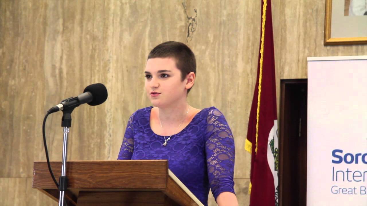 Public Speaking Competition 2014 - Robyn Dale - YouTube