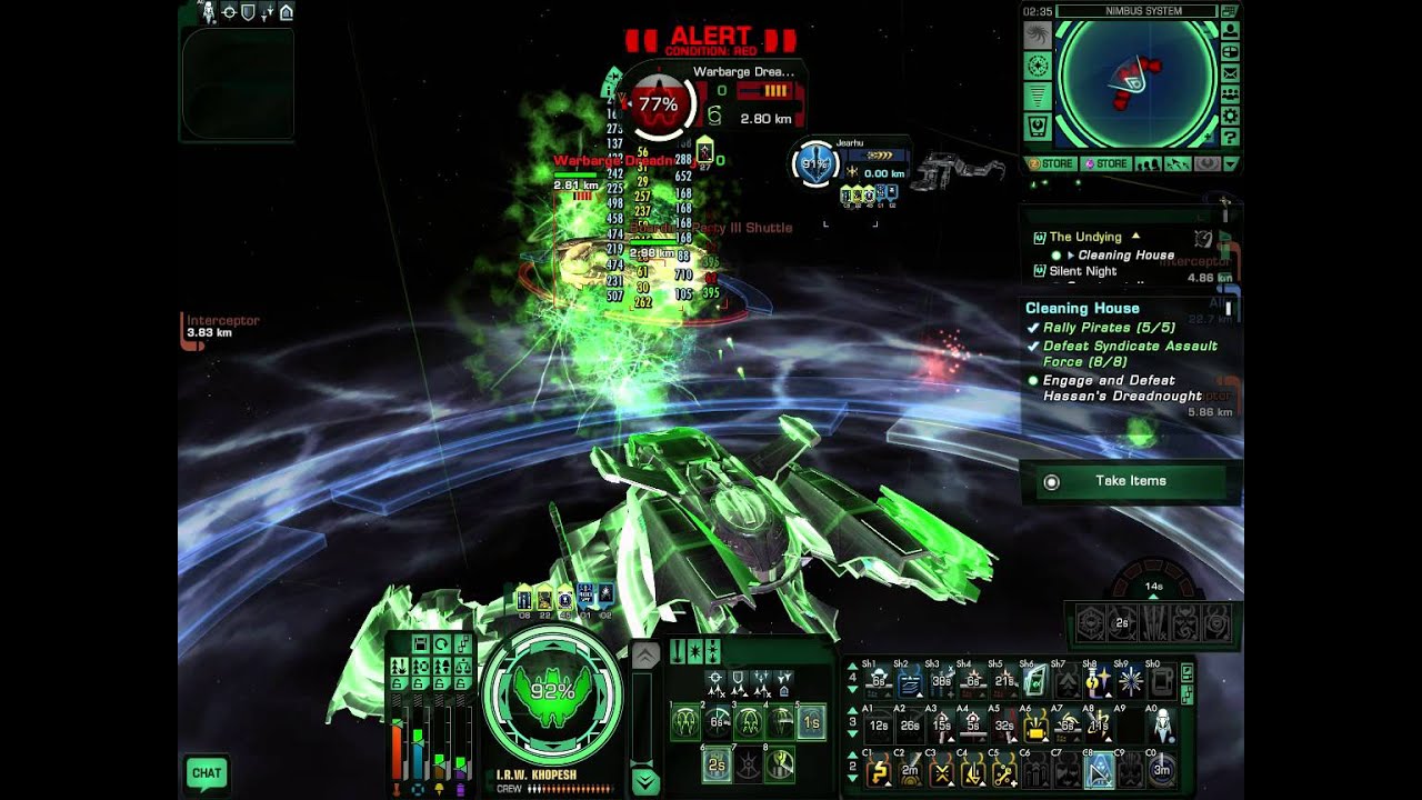 Star Trek Online - Reman Scimitar Dreadnought Warbird VS Orion Warbarge ...