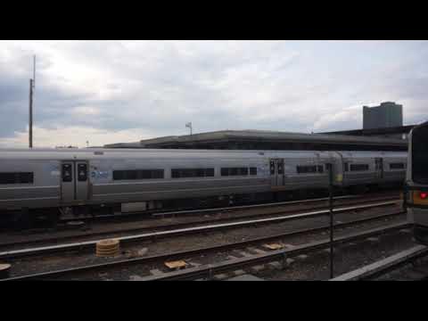 LIRR: Huntington bound M3 Port Jefferson Branch Train entering Jamaica - YouTube