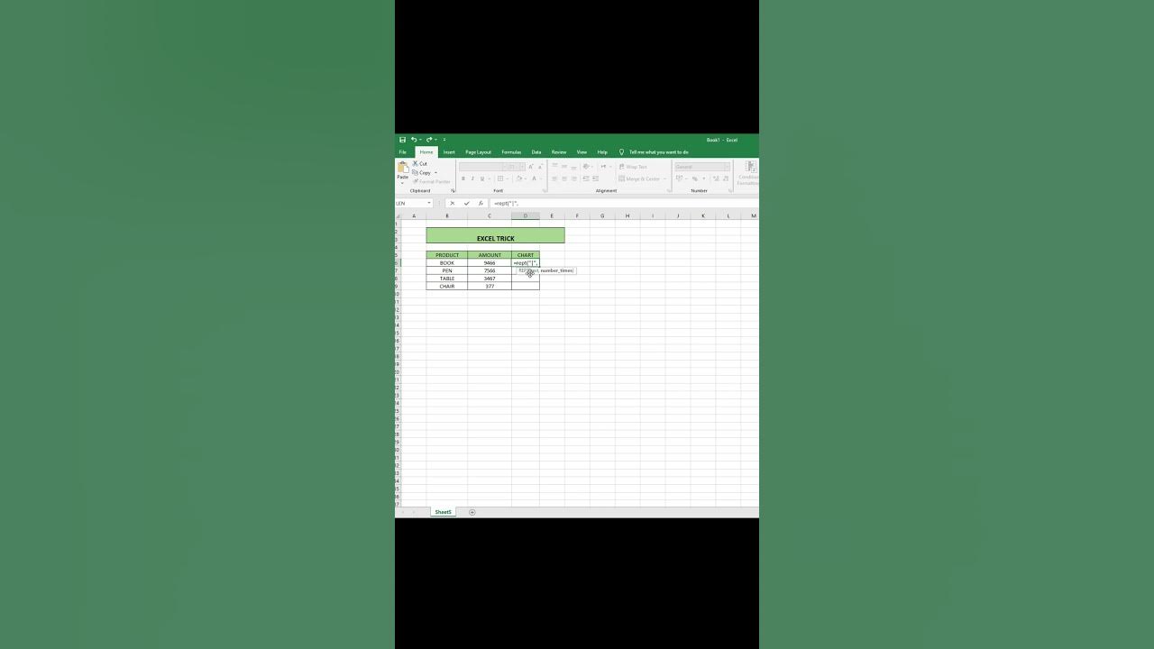 Excel Trick #excel #shorts #excel #exceltips #exceltutorial #exceltrick - YouTube