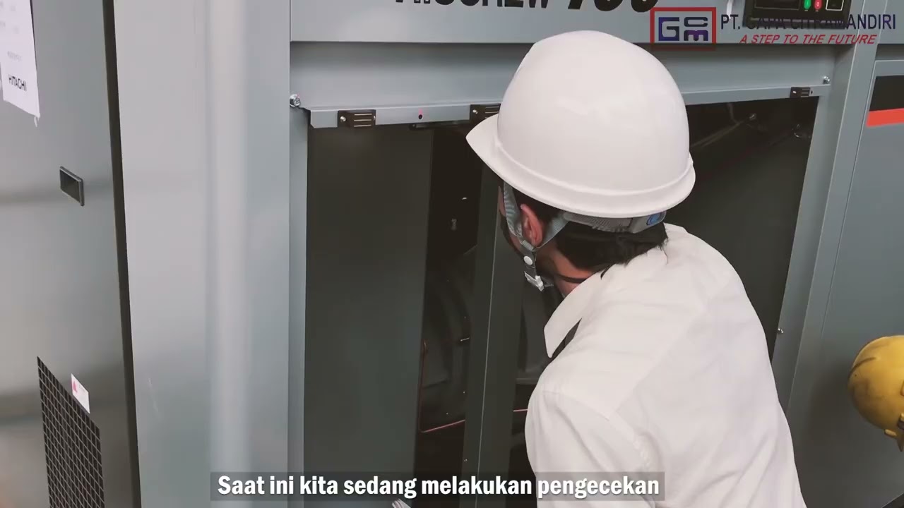 Pengecekan Compressor Next II Series OSP 160 KW yang dilakukan oleh ...