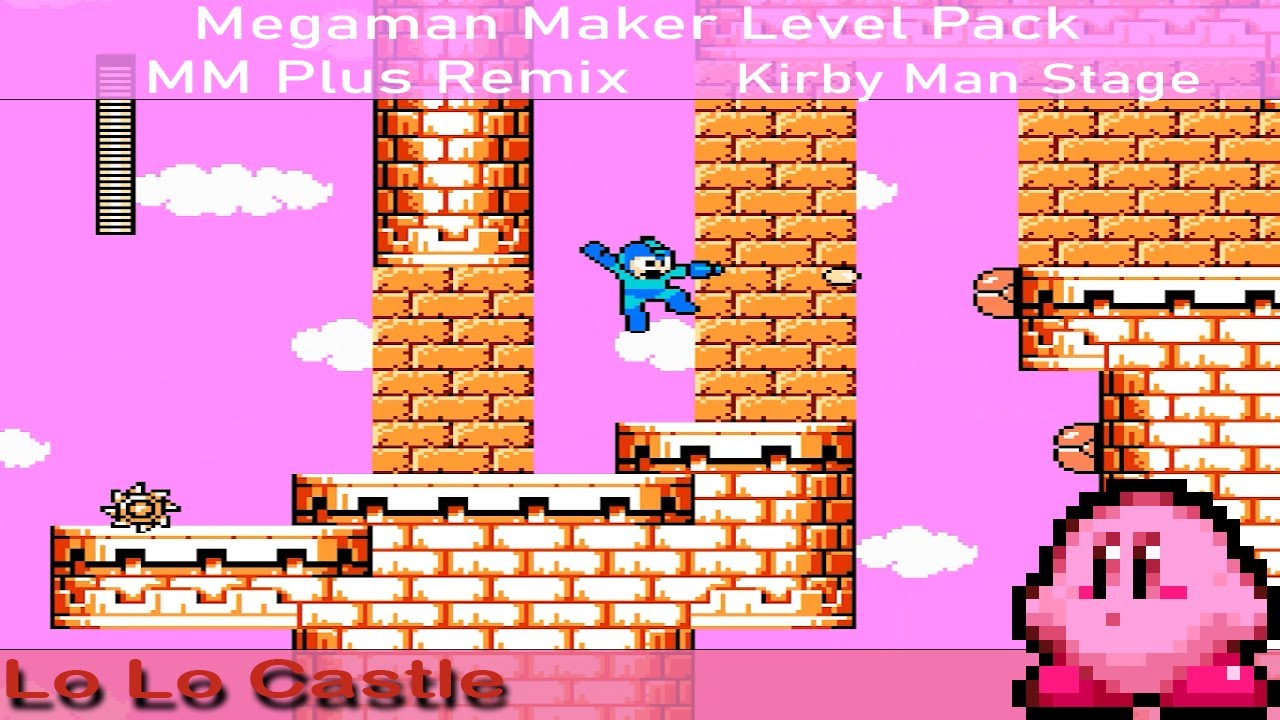 Megaman Maker Level Pack - MM Plus Remix Plus Mode - Kirby Man Stage ...