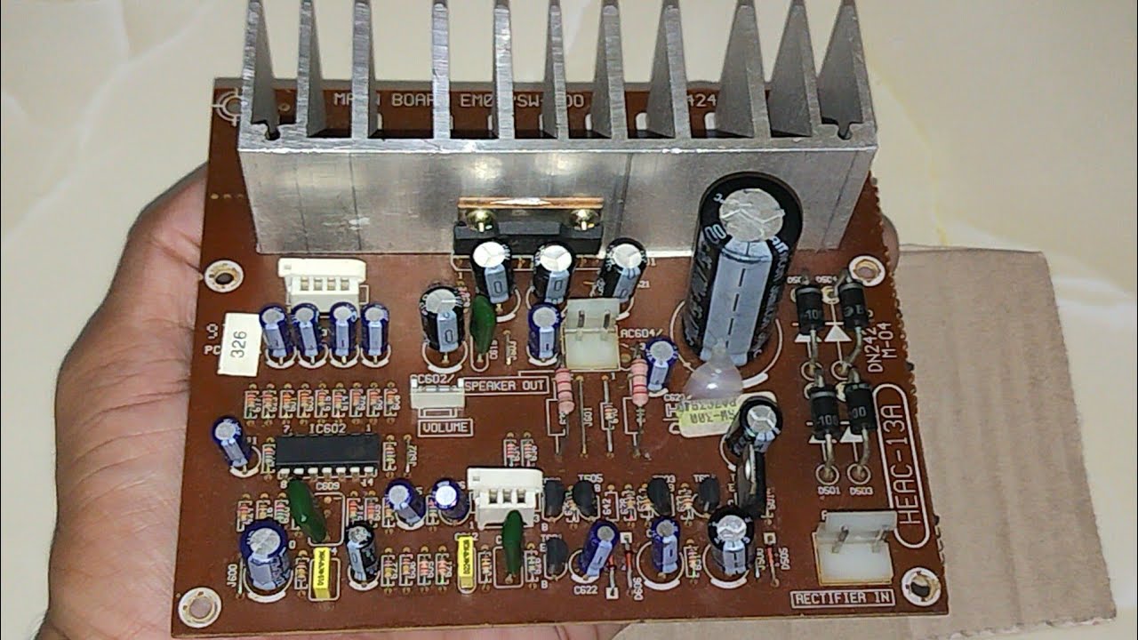 PCB MainBoard PSW-300 POLYTRON Bazoke - YouTube