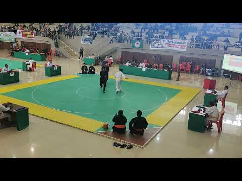Putra Woba (SMI BEO) vs Ridwan Wahab. Kelas D putra remaja. SMANKOR OPEN TOURNAMEN 1 TONDANO