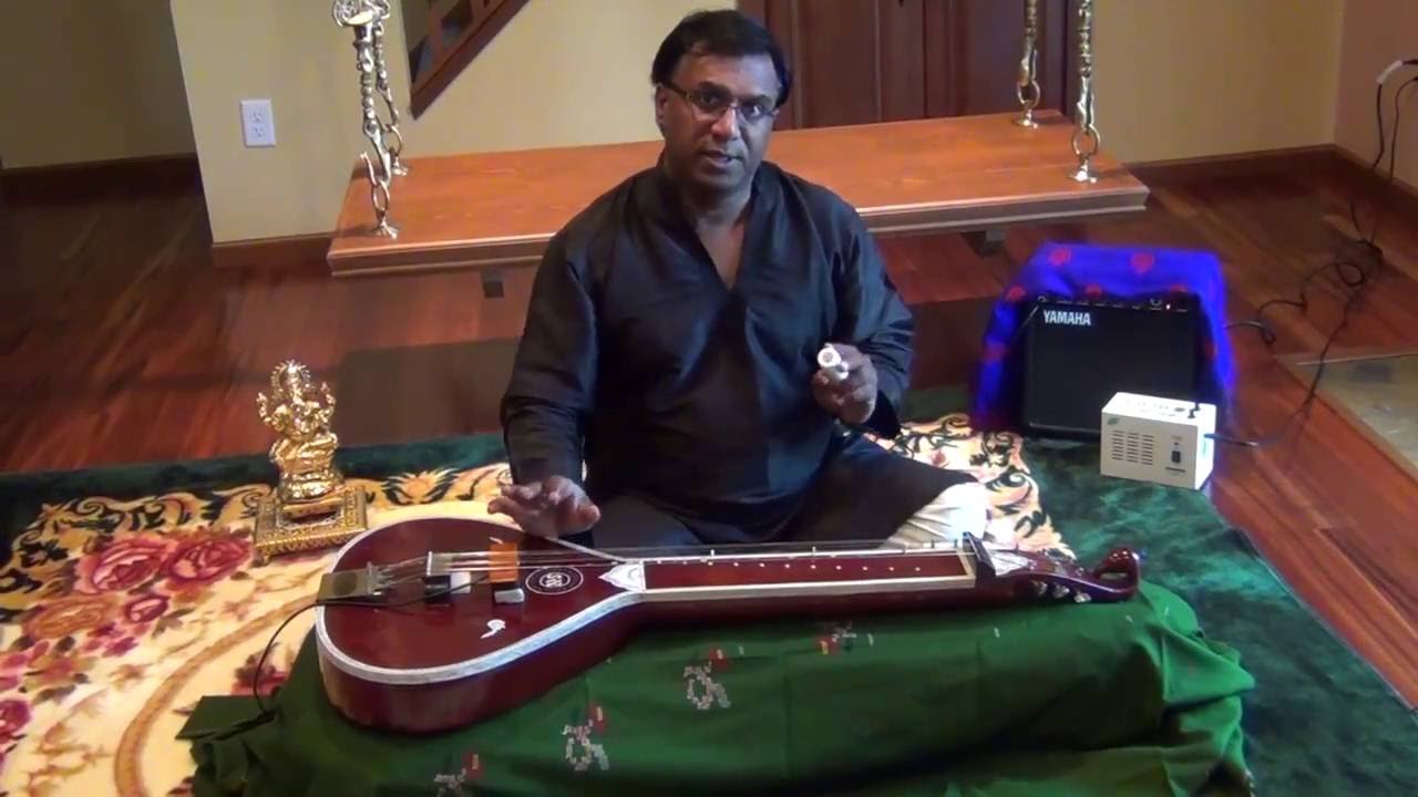 Carnatic Slide Instrument Lesson - Part 2 - Chitravina Left Hand ...