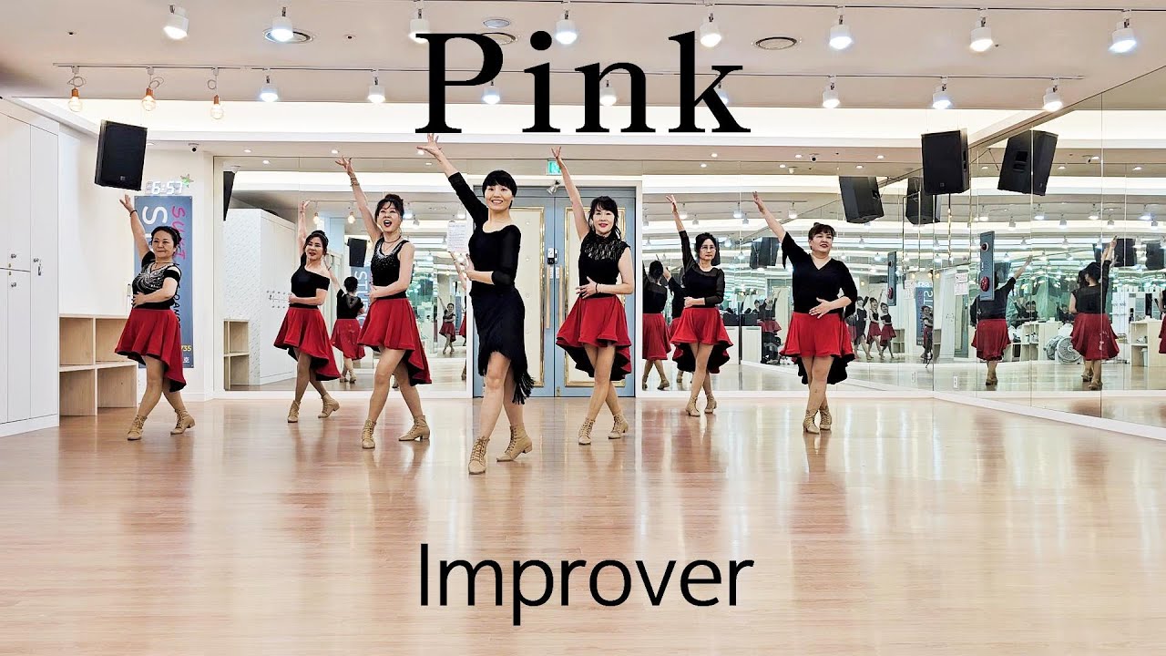 Pink Line Dance (Improver) - YouTube