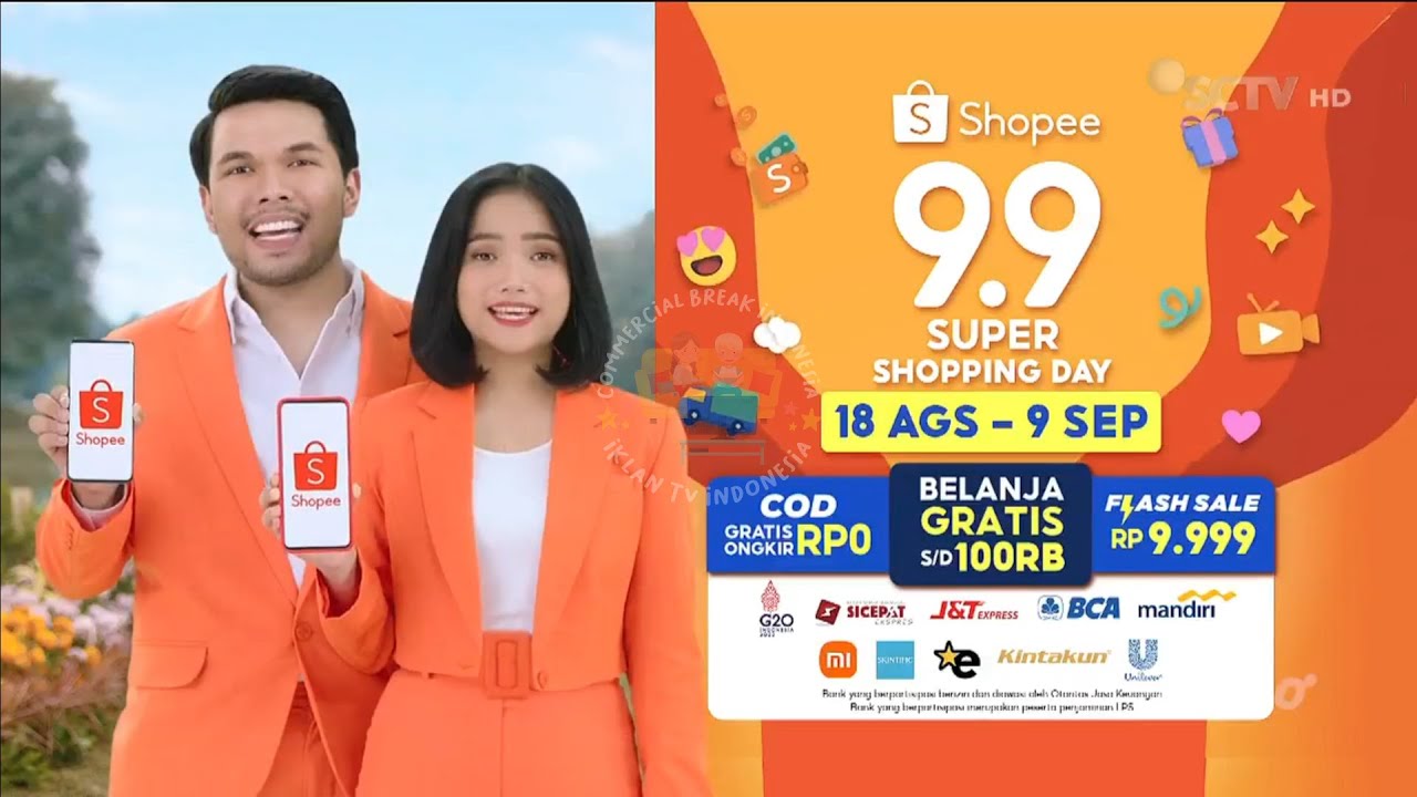 IKLAN SHOPEE 9.9 SUPER SHOPPING DAY Ver.1 • 15s (2022) #FujiAn # ...