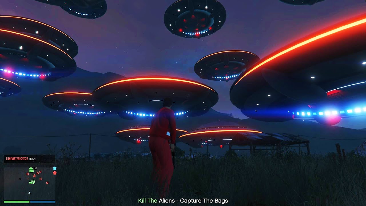 GTA 5 Alien Invasion PS4 MOD HD - YouTube