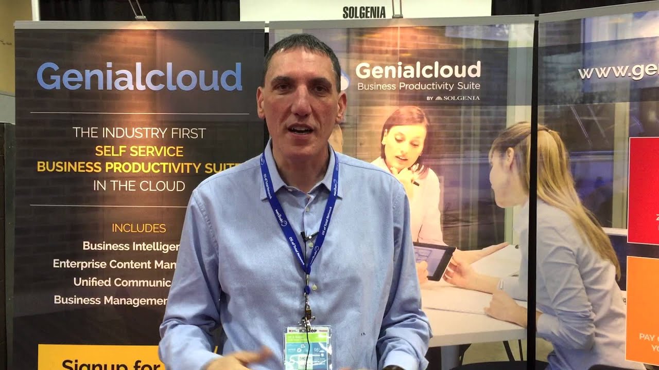 Interop Vegas 2015 - CEO Ermanno Bonifazi Introducing Genialcloud - YouTube