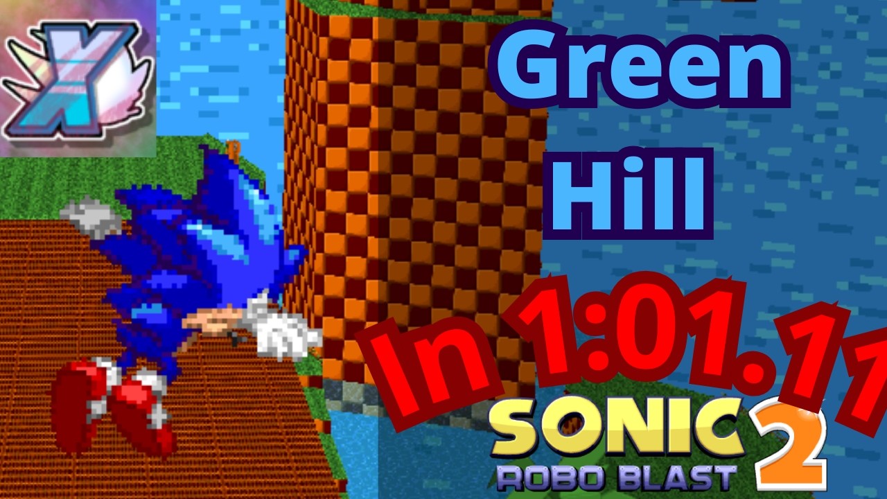 Green Hill In 1:01.11 as Cross Sonic (PB) SRB2 - YouTube