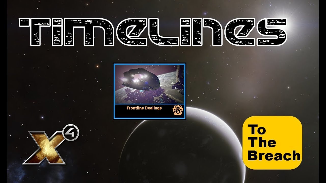 X4 Foundations Timelines DLC Mission 27 Frontline Dealings - YouTube