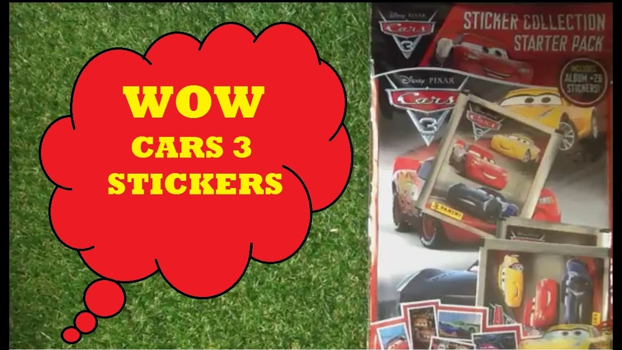 Cars 3 Panini Sticker Starter Album Opening and Review 🚗🚙🚕 - YouTube