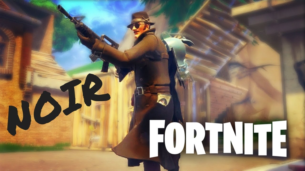 Fortnite Noir Skin 4k Gameplay! - YouTube